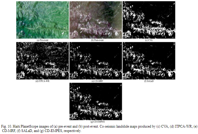 王欣：Change detection-based co-seismic landslide mapping through extended morphological profiles ...